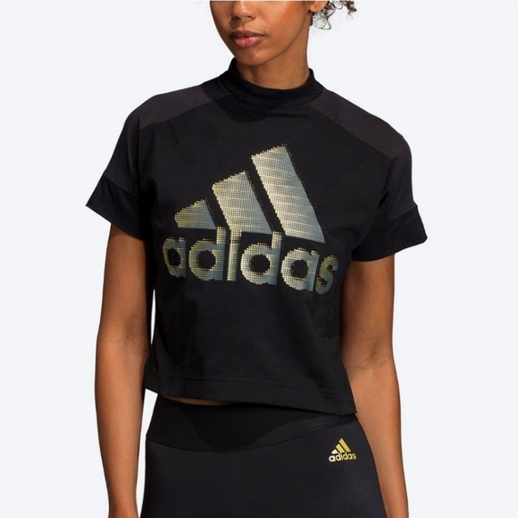 adidas | Tops | Adidas Id Glam Tee With Mesh Detail | Poshmark